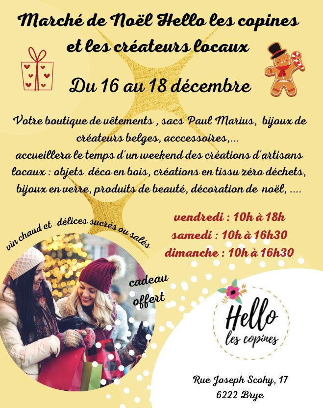 Marché de Noël - Hello les copines et les créateurs – Petit Papa Noël ...